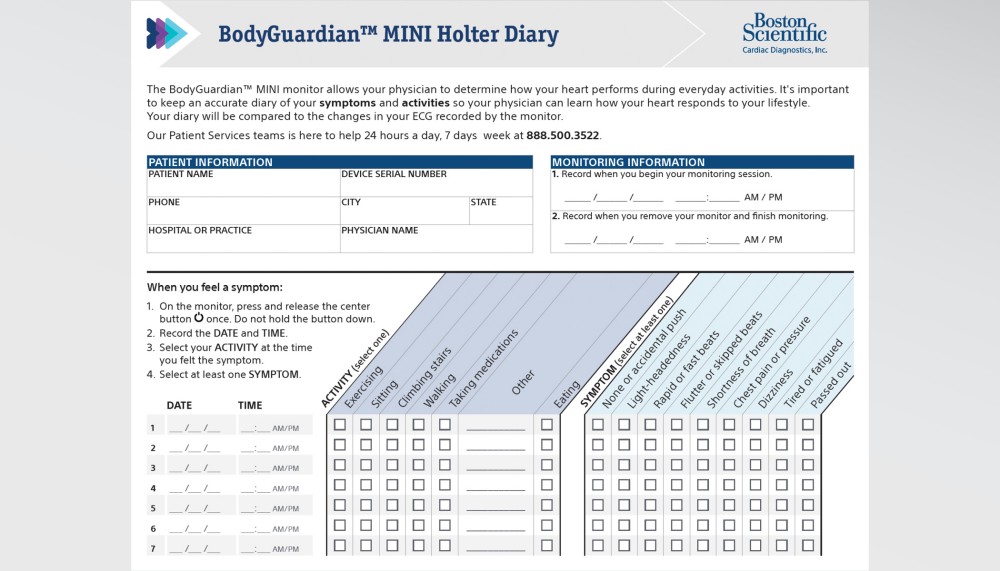 BodyGuardian MINI Remote Cardiac Monitors - For Patients